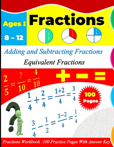 Fractions workbook | Adding and subtracting fractions | Equivalent ...