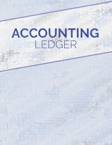 Accounting Ledger Book: Large Simple Accounting Ledger for Bookkeeping ...