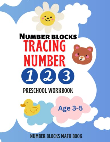 Tracing Number Blocks Math Book: My First Learn-to-Write Workbook ...