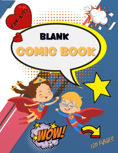 Blank comic notebook : create your own story | For kids | Create Your ...