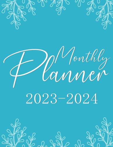 Monthly Planner 2023-2024: 24 Months large Calendar Jan 23 Dec 24 Two ...