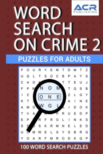 Word Search on Crime 2: Puzzles for Adults by ACR Publishing | Goodreads