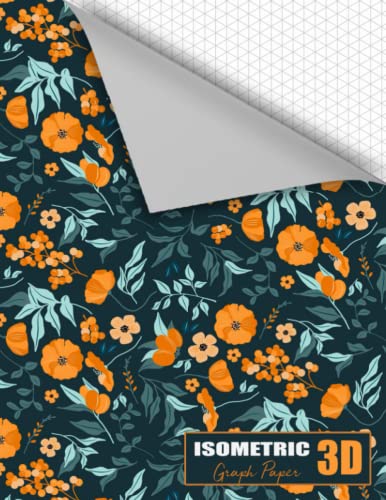 Isometric Graph Paper: Isometric Graph Paper Notebook For 3d Drawing ...