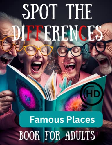 Spot The Differences Book for Adults: Famous places Picture Puzzle Book ...