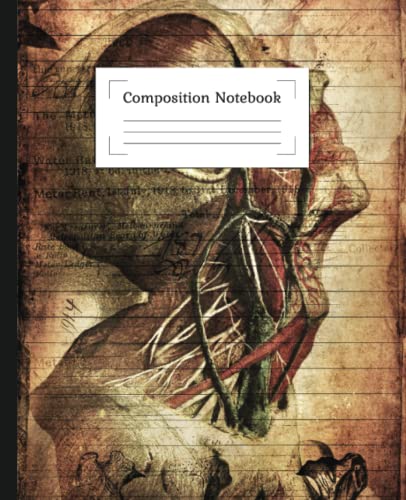 Vintage Human Anatomy Composition Notebook: Vinatge Anatomy ...