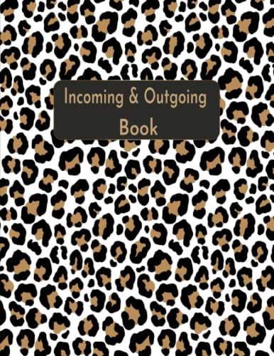 Incoming And Outgoing Book: Income & Expenditure Ledger | Ideal for ...
