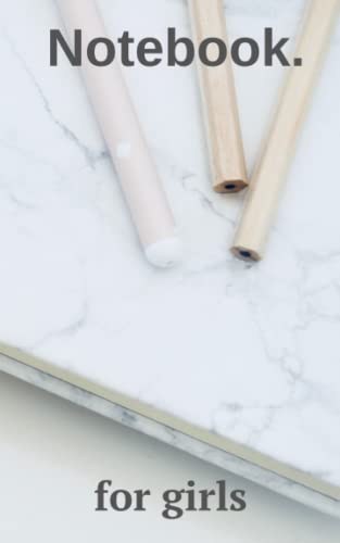 Notebook for girls: Notebook for girls to take notes and keep track of ...