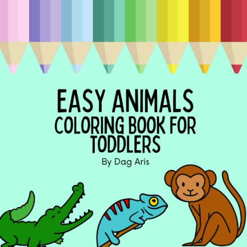 50 ANIMALS, KIDS COLORING BOOK: A Fun and Educational Coloring Book ...