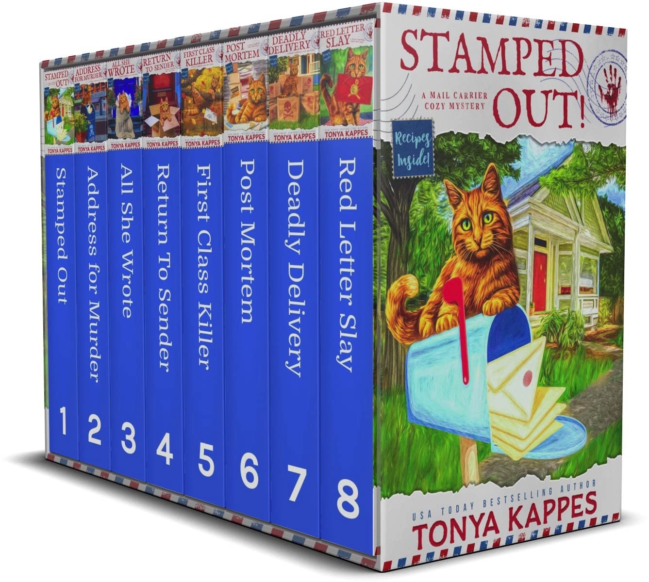 A Mail Carrier Cozy Mystery Collection Books 1-8 by Tonya Kappes ...
