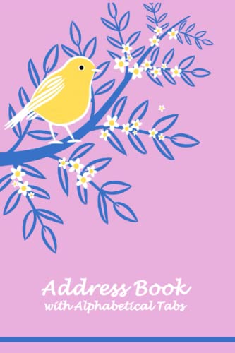 Address Book with Alphabetical Tabs: Telephone Address Book ,Address ...