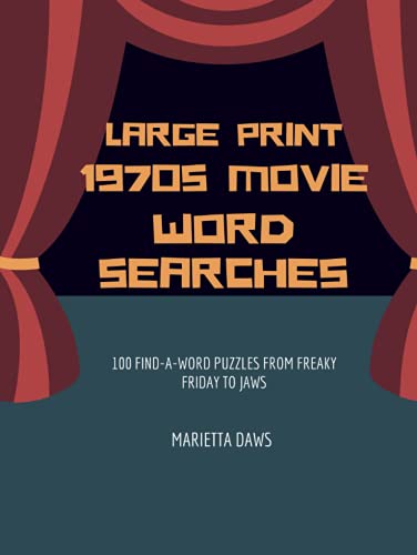 Large Print 1970s Movie Word Searches: 100 Find-a-Word Puzzles from ...
