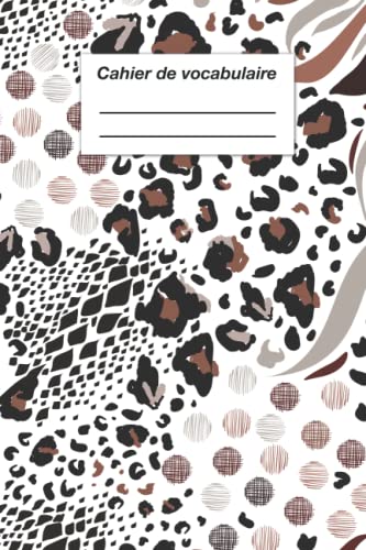 Cahier de vocabulaire: 120 pages lignées en A5 avec 2 colonnes pour ...