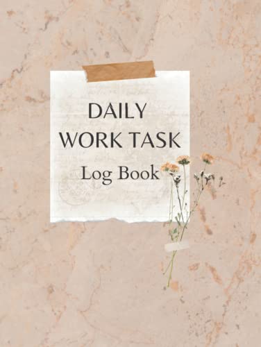 Daily Work Task Log Book: Activity Record. daily time sheet log book ...