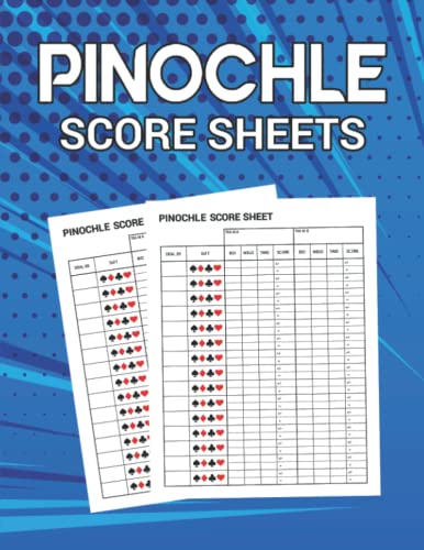 Pinochle Score Sheets: A Beginners Guide To Keeping Awesome Your Score ...