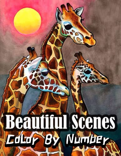 Beautiful Scenes Color by number: Animals Color By Number For Girls And ...