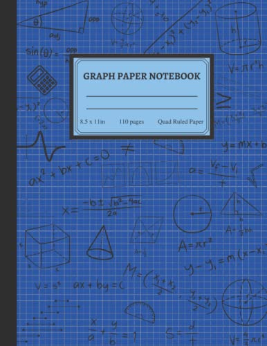 Graph Paper Notebook: Grid Paper Notebook | Quad Paper 5X5 | Grid for ...