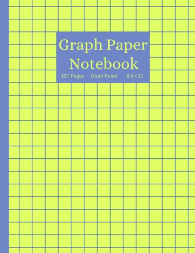 Graph Paper Notebook: Graph Paper Composition Book, 120 Pages, Large 8. ...