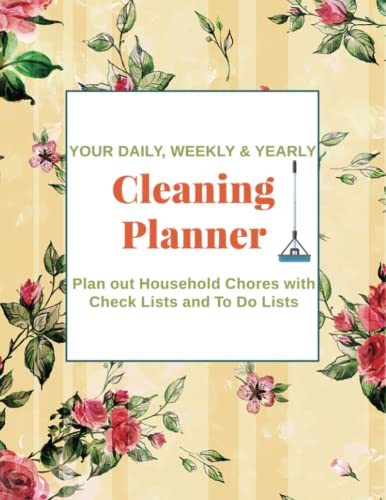Cleaning Schedule and Checklist For Adults: Daily Weekly and Monthly ...
