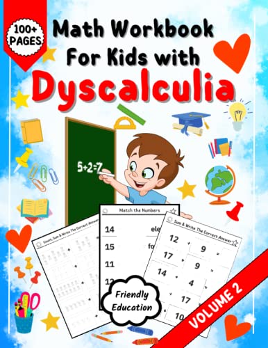 Math Workbook for Kids with Dyscalculia: A resource toolkit book with ...