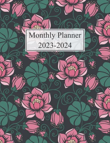 Monthly Planner 2023-2024: Two Year Calendar Schedule Organizer, 24 ...
