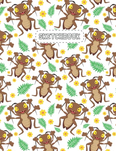 Cockroach Sketchbook: Cute Cockroach Sketchbook for Girls, Drawing ...