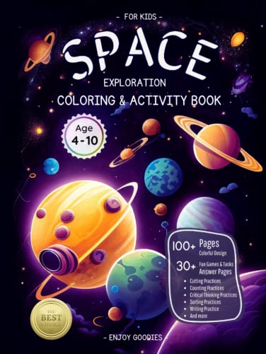 My First Space Learning Book: Space Exploration - Coloring and Activity ...