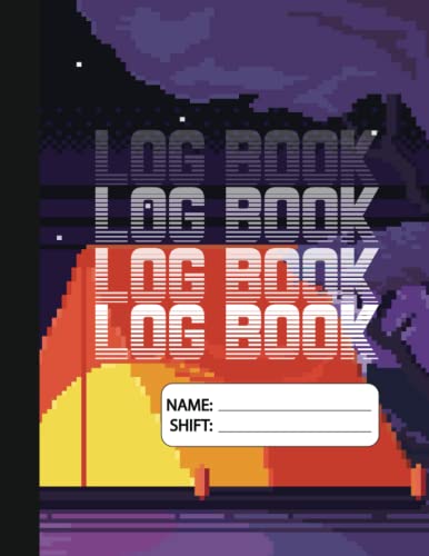 Log Book: 100 page Standard composition log book for work logs, job ...