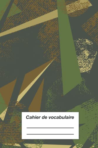 Cahier de vocabulaire: 120 pages lignées en A5 avec 2 colonnes pour ...