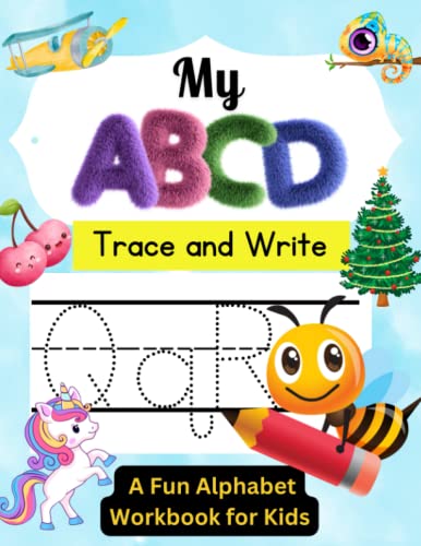 My ABCD Trace and Write : A Fun Alphabet Workbook for Kids: Learn and ...