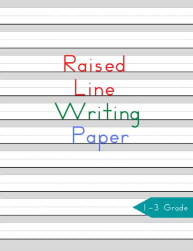 Raised Line Writing Paper: for 1st - 3rd Grade | Widelines by Dorota ...