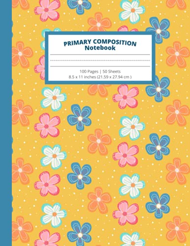 Kindergarten composition notebook: Primary composition notebook | k-2 ...
