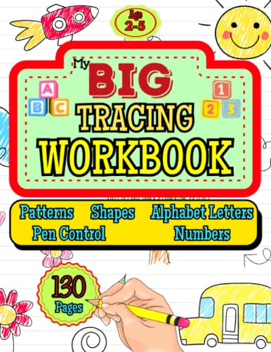 My Big Tracing Workbook: Practice Writing Skills, Pen Control and ...