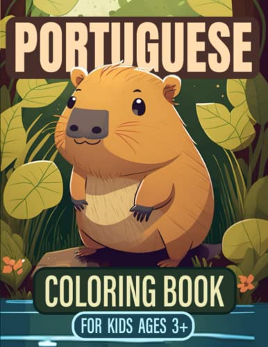 Portuguese Coloring Book for Kids: Easy and Fun Bilingual Coloring ...