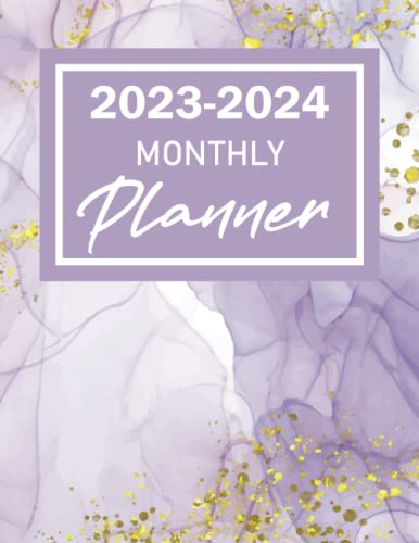 2023-2024 Monthly Planner | Large 2-year Monthly Planner 2023-2024 ...