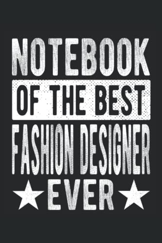 Fashion Designer Notebook: Blanko notebook lined | 6" x 9" | 120 lined ...