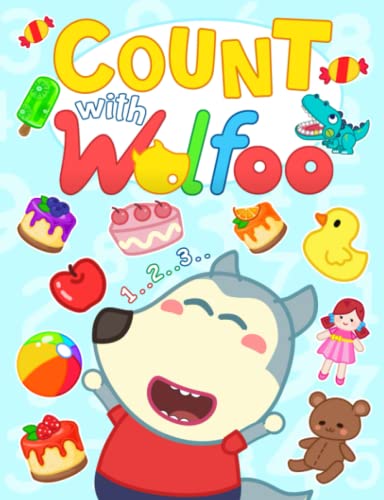 Count With Wolfoo: Counting Book for Toddlers, Kids Aged 1-3, 3-5 With ...