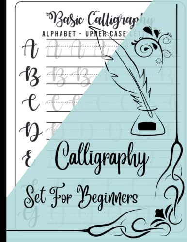 calligraphy set for beginners: 120 Sheets of Calligraphy Practice Paper ...