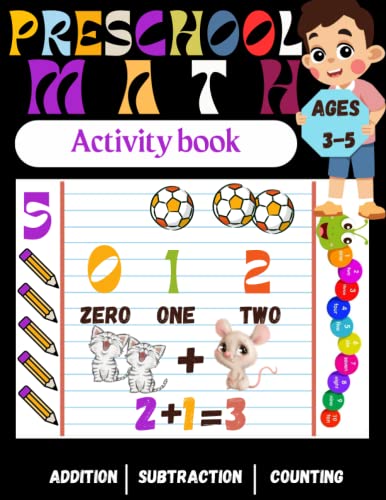 Preschool Math Activity Book: Learn to Count, Number Tracing ...