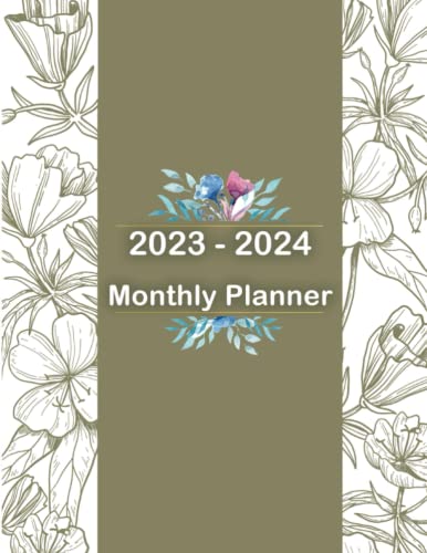 2023-2024 Monthly Planner: Great Large Two Year Monthly Planner ...