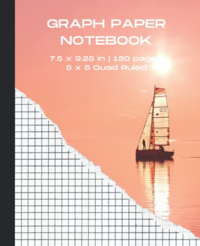Ultimate Graph Paper Notebook: Rainbow - 150 pages Large Quad Ruled ...