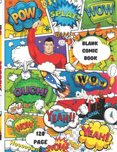 Blanc Comic Book: Create Your Own Comics With This Comic Book Journal ...