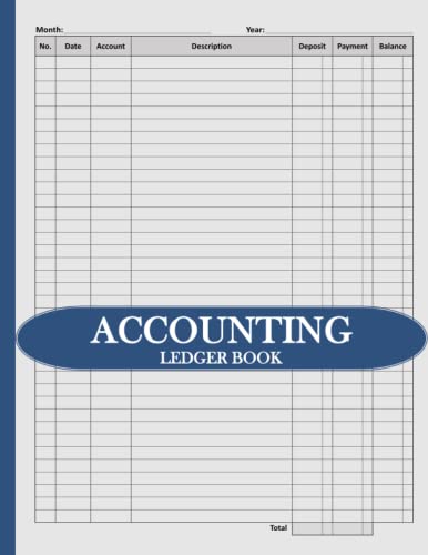 Accounting Ledger Book: Accounts Book for Self Employed, Small Business ...