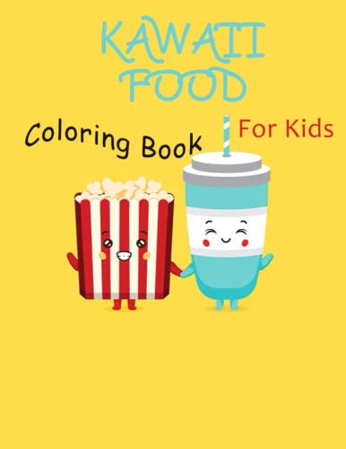 Kawaii Food Coloring Book: Enjoyable Food Pun Coloring Pages for ...