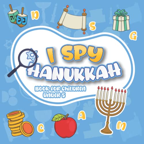 I Spy Hanukkah: Chanukah Activity Book | Gifts for Jewish Holidays ...