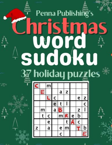 Christmas Word Sudoku: 37 Holiday Word Puzzles by Penna Publishing ...