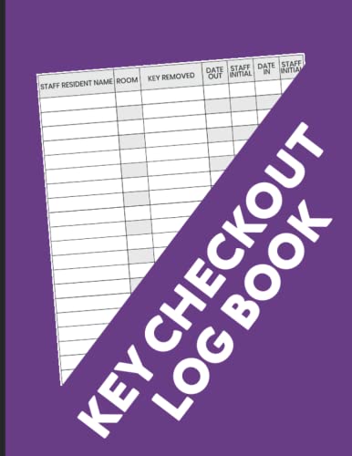 Key Checkout Log Book: Key Checkout System for Business and Personal ...