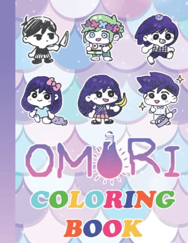 Omori Coloring Book Game for Fan Boys Girls Teen Kids: Omori Cute ...