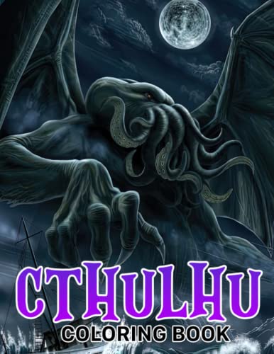 Cthulhu Coloring Book: Magical Coloring Pages With Special Illustration ...