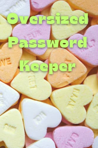 Oversized Password Keeper: Keep Your Passwords Secure and Accessible ...