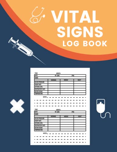 Vital Signs Log Book: Digital health monitoring and medical record ...